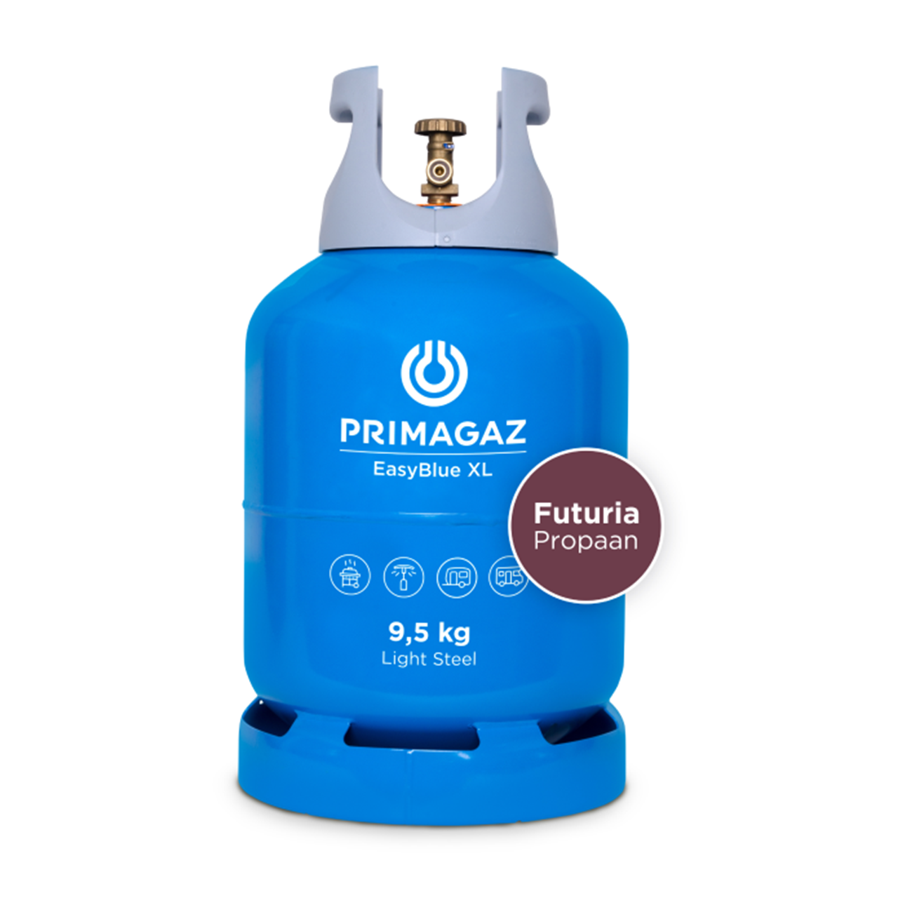PrimaBlack 10-gasfles met 10,5 kg propaan | Primagaz